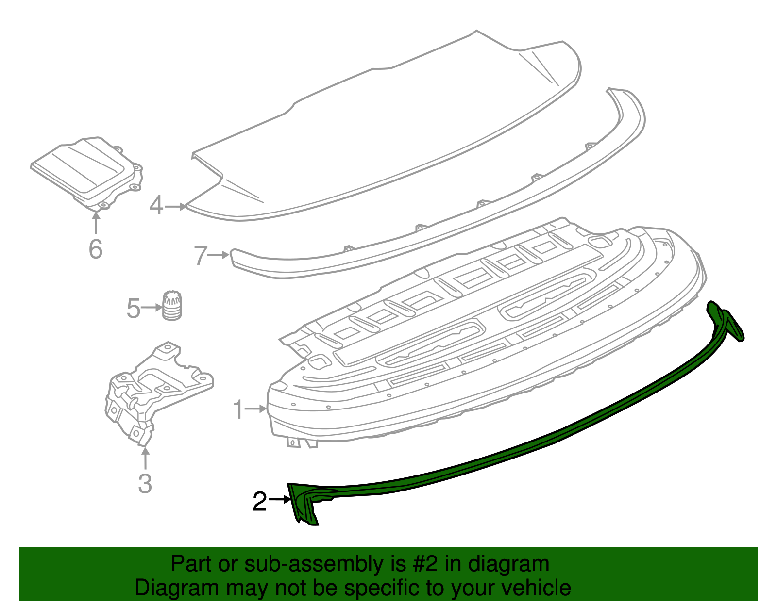 51-76-7-155-749 - Sealing Strip - 2007-2013 BMW | Buy BMW Parts Now