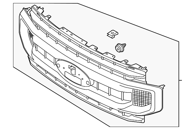 LC3Z-8200-BA - Grille Assembly 2020-2022 Ford | Big 3 Auto Parts