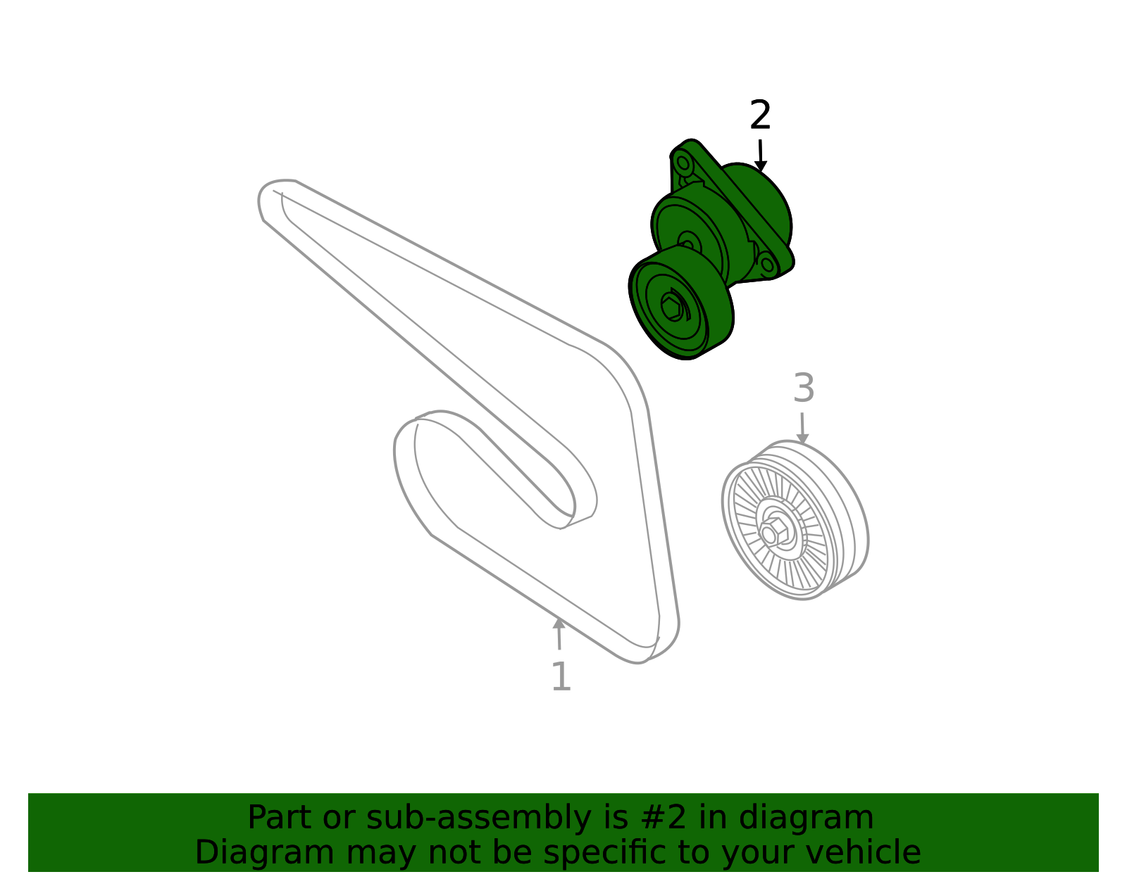 25184786 - 2004-2008 Chevrolet - Drive Belt Tensioner | Partners Chevy