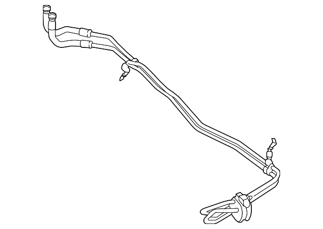 BL3Z-7R081-D Automatic Transmission Oil Cooler Hose Assembly bl3z7r081d ...