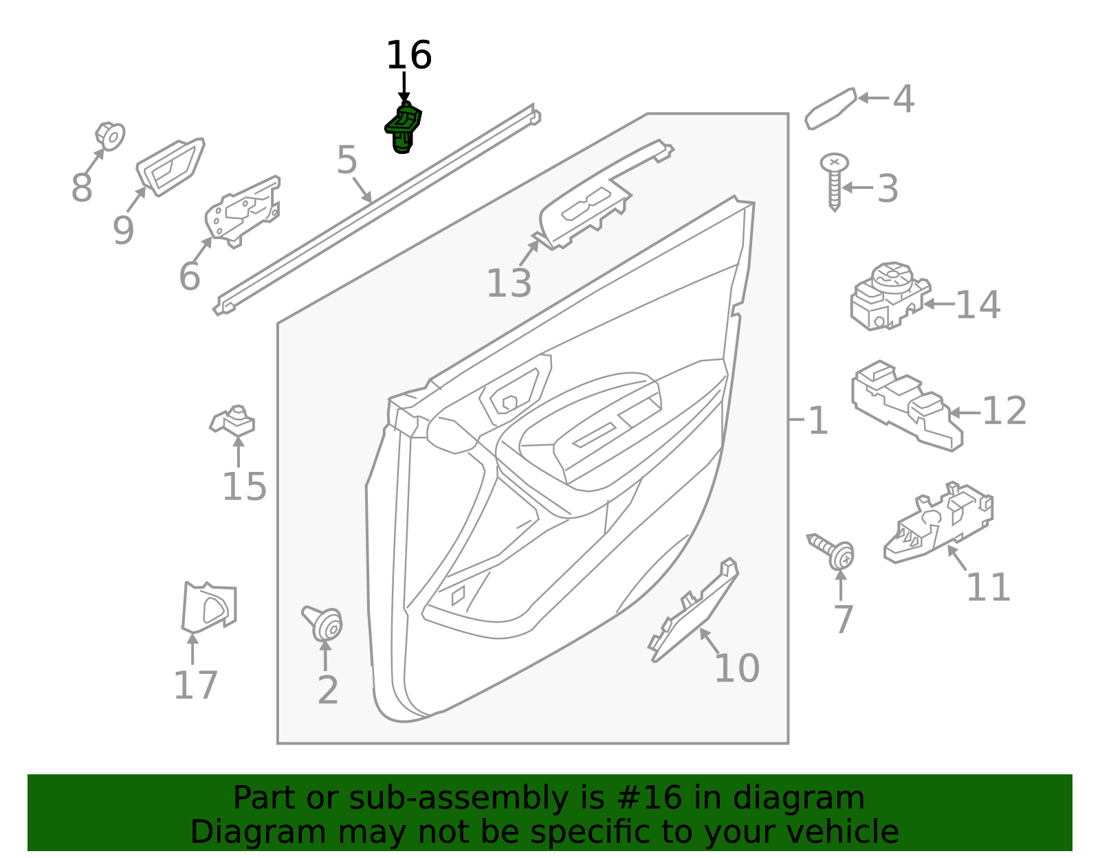 93250-2W000-RYN - High-Quality Seat Memory Switch for 2013-2019 Hyundai ...