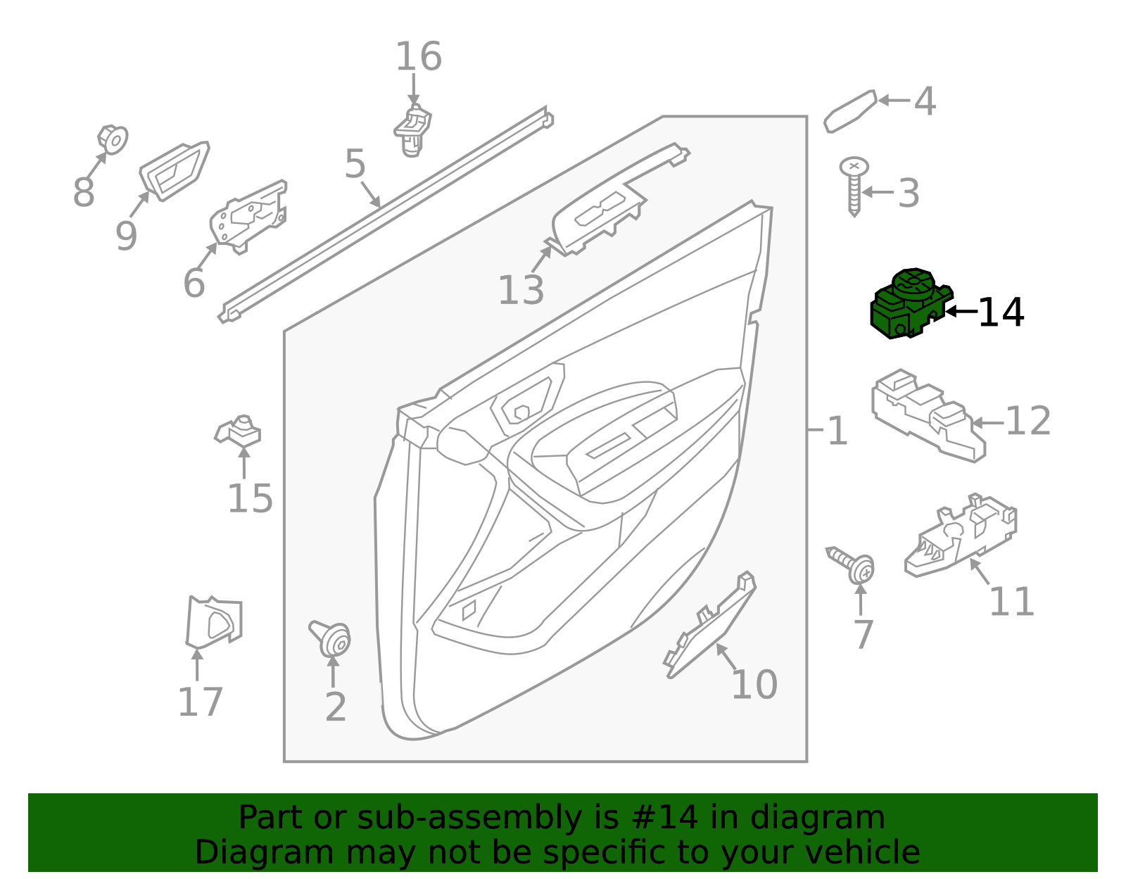 2013-2019 Hyundai Mirror Switch 93573-2W000 | MotorMotor