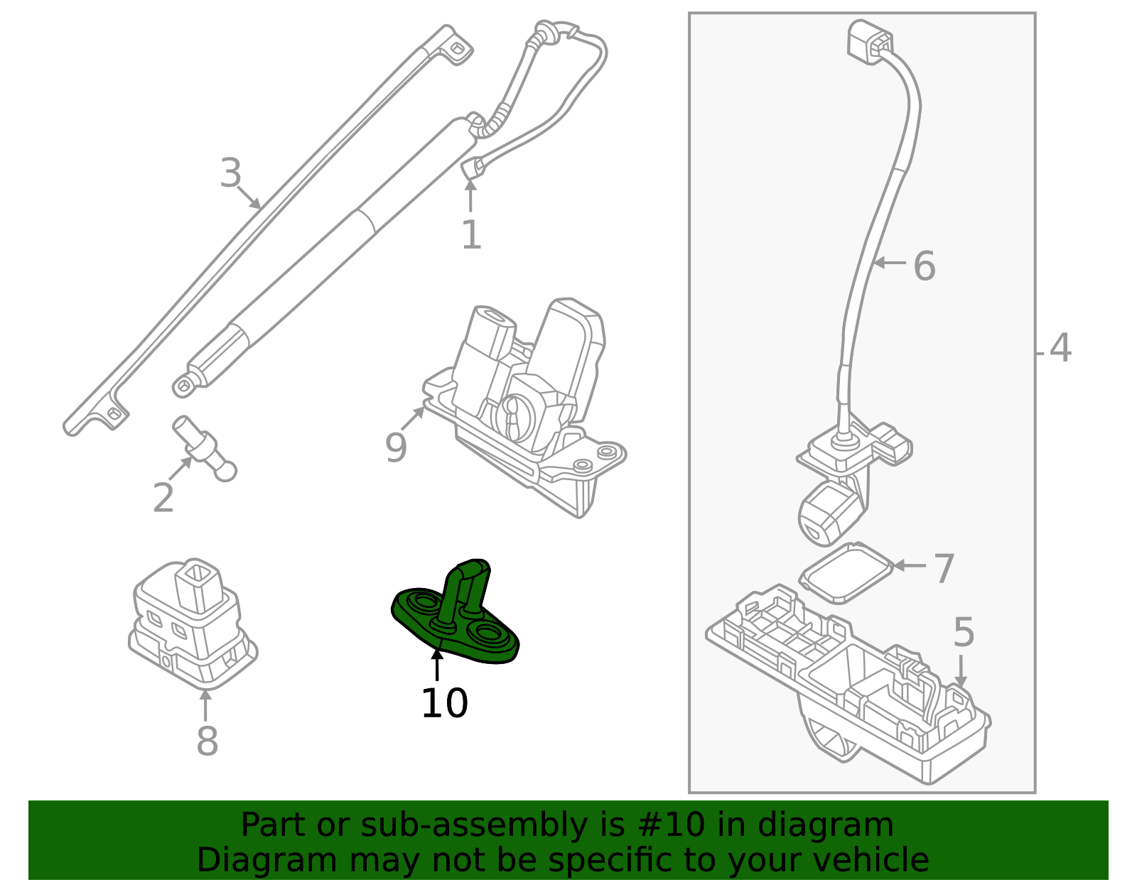 81810-CV000 - Striker 2022-2024 Kia EV6 | Kia.Parts Store