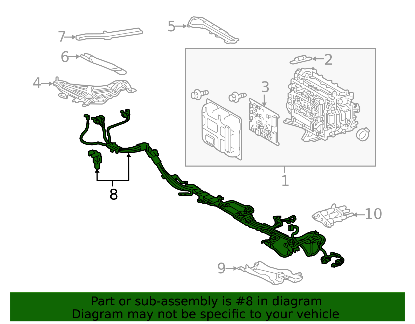 821H1-48180 - 2021-2022 Lexus RX450hL - Wire Harness | My L Parts