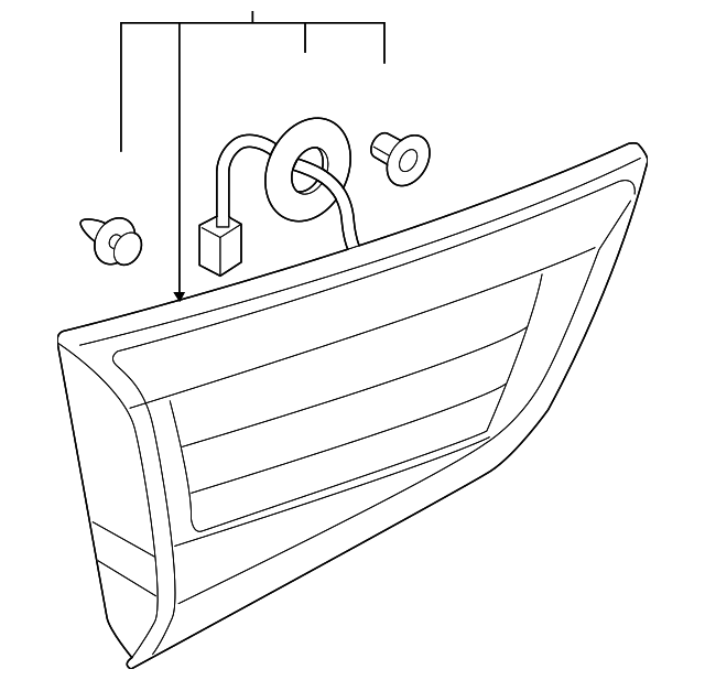 2016-2022 Mitsubishi Tail Lamp Assembly 8331A180 | Mitsubishi Parts ...