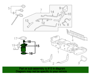 2009-2014 GM Fuel Pump Module without Fuel Level Sensor 19299717 | Shop ...