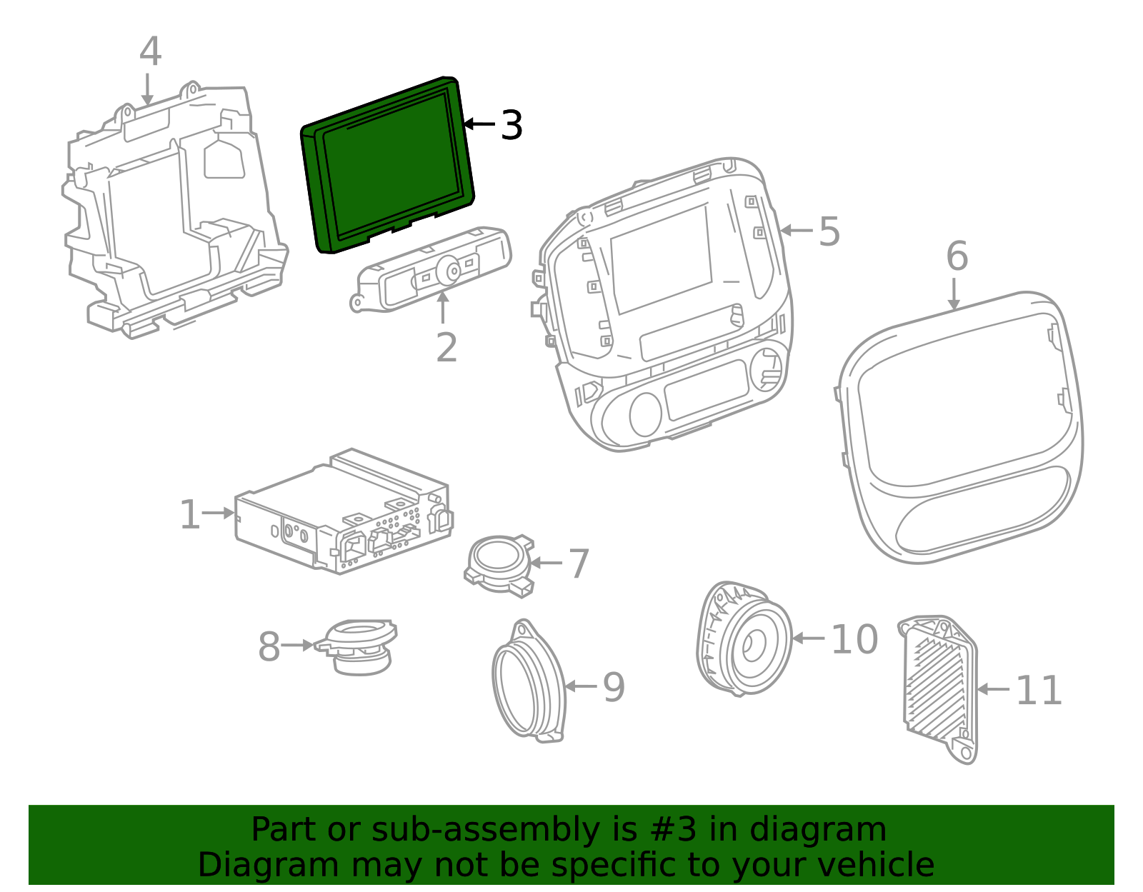 2020-2023 GM Display Unit 84664204 | Capital Chevy Parts