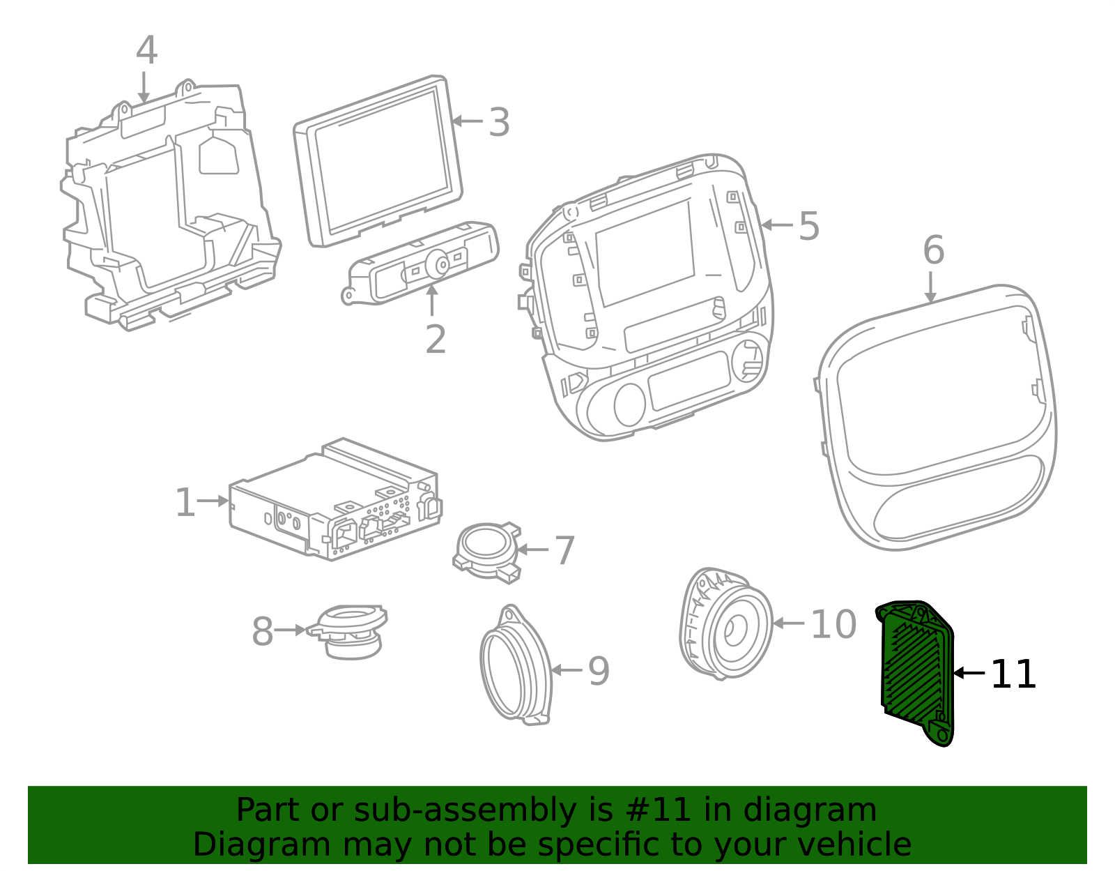 84844756 - 2020-2022 GM - Radio Speaker Amplifier | Partners Chevy