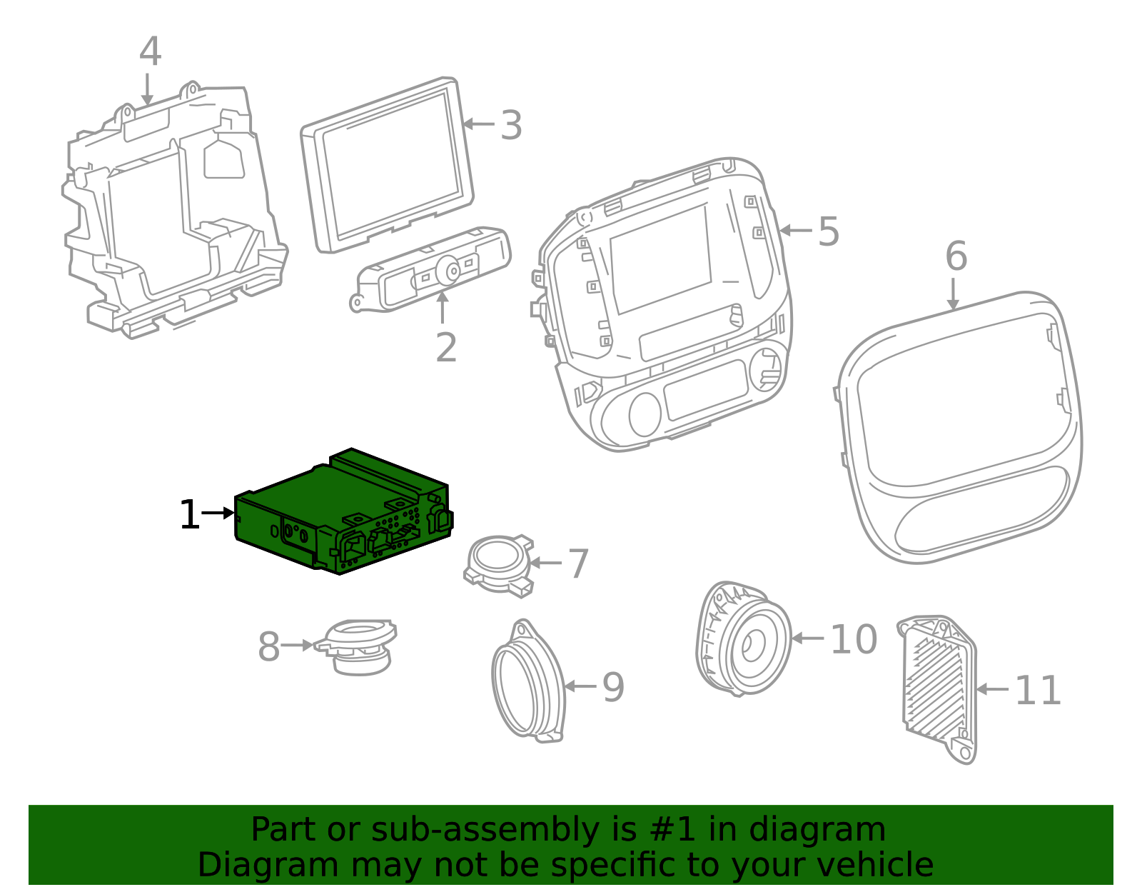 86785524 - 2019-2025 GM - Radio Control Unit | Partners Chevy