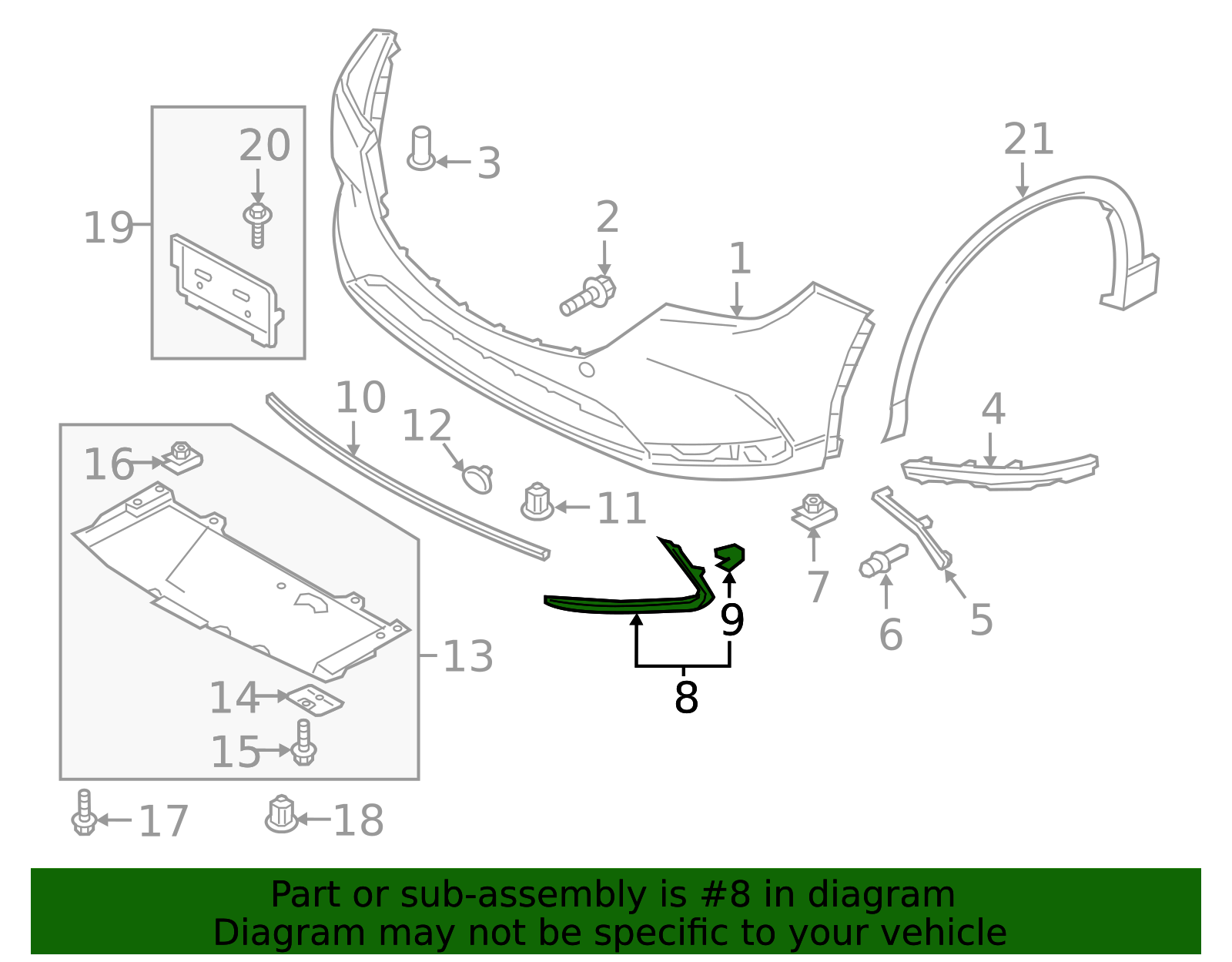 2016-2023 Mazda CX-9 | Trim Molding | TK48-50-120A | Mazda Online Parts