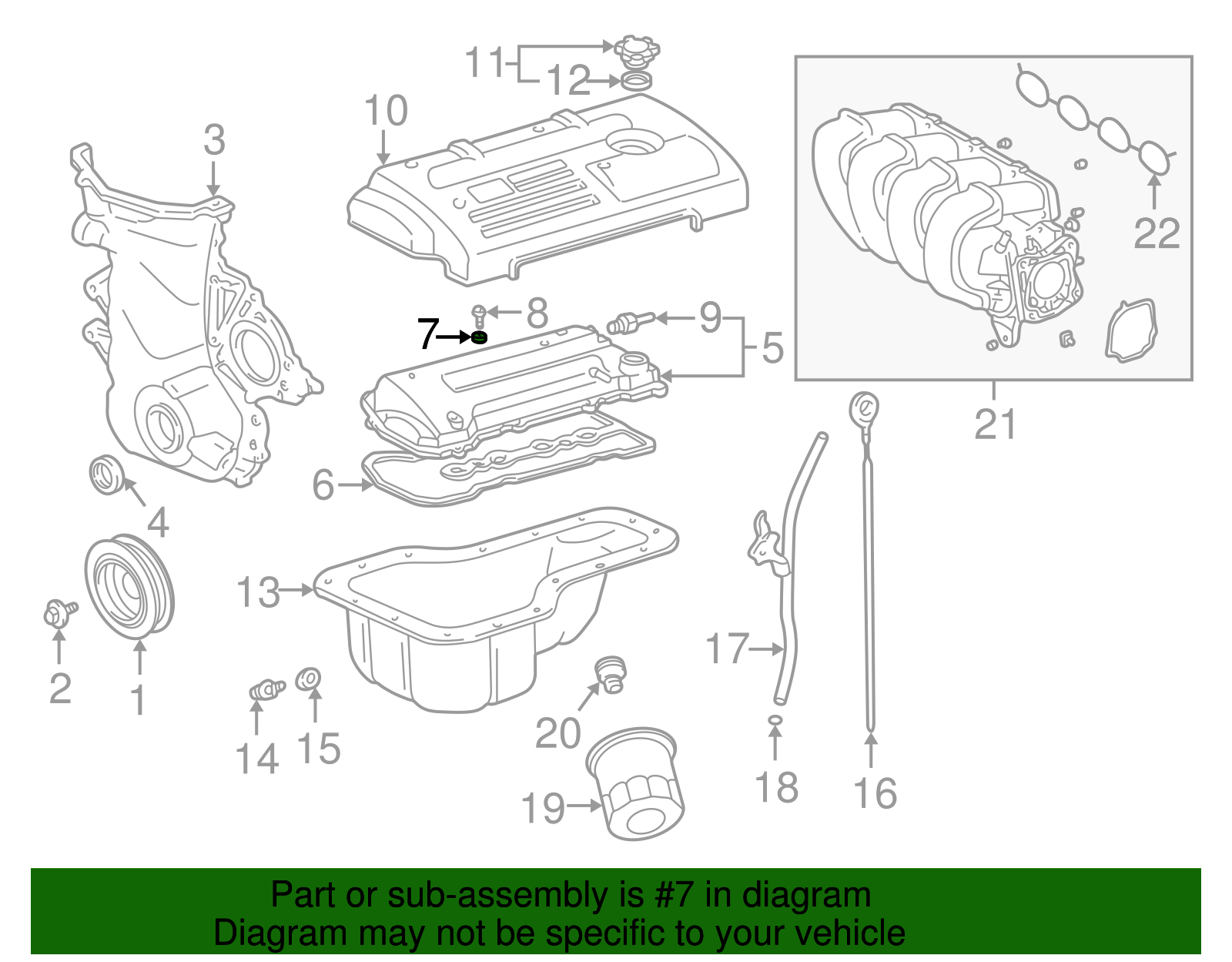 Toyota Engine Valve Cover Grommet Part# 9021006013 | Toyota of Colorado ...