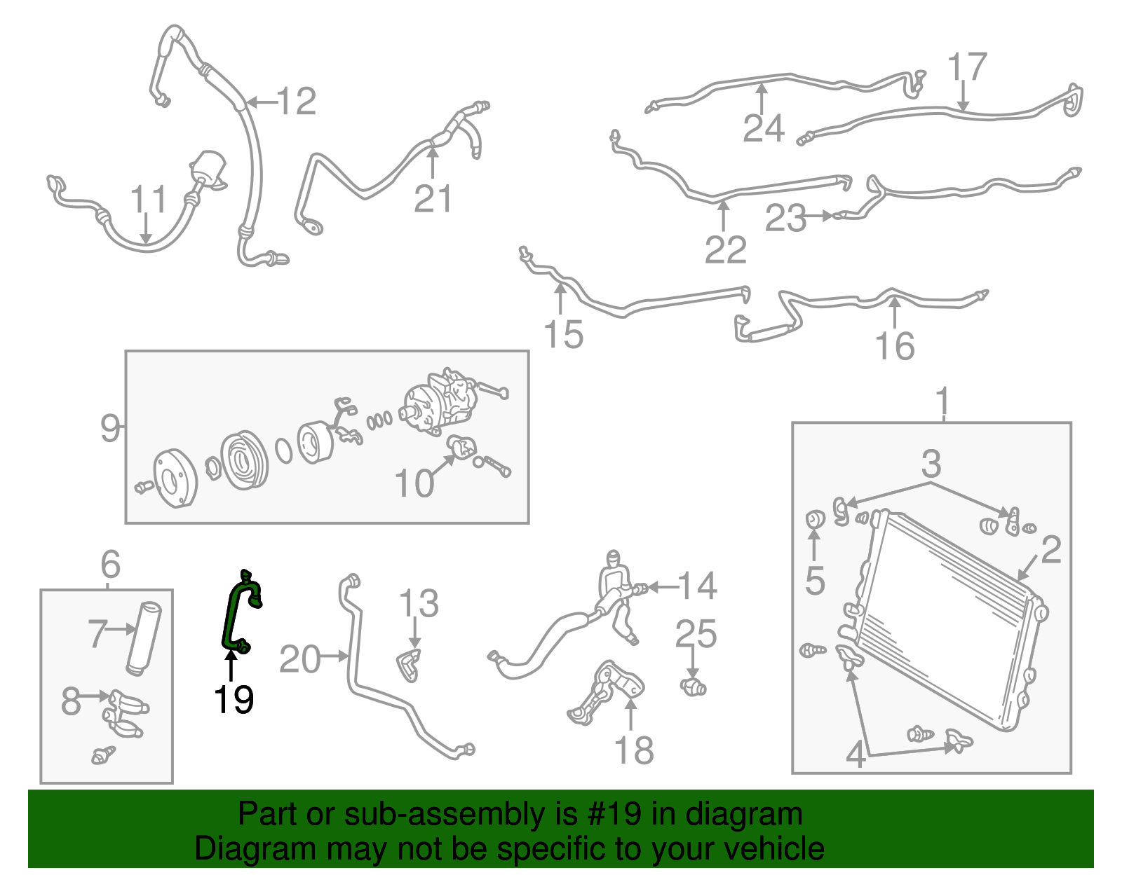 88716-0C040 - 2001-2007 Toyota Sequoia - AC Tube | Toyota Parts Delivered