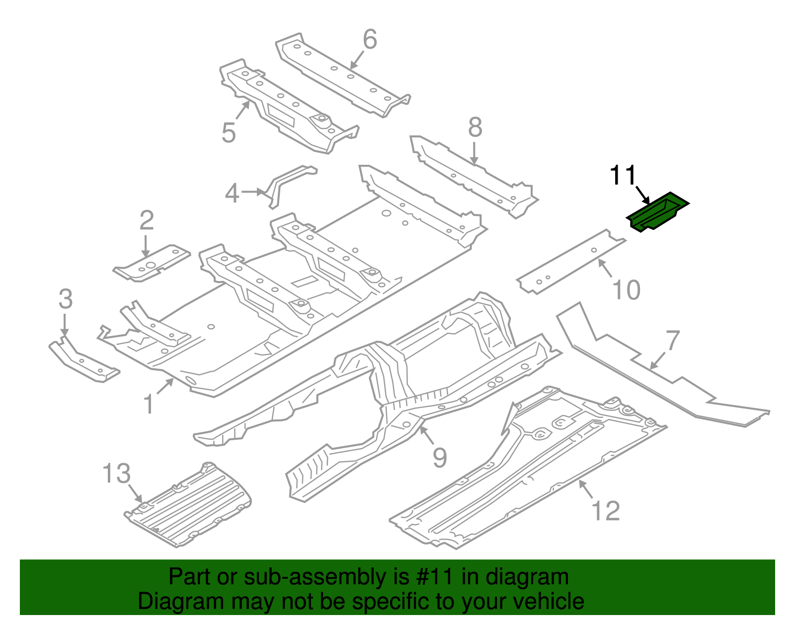 2017-2025 BMW Engine Support 41-00-7-444-028 | BMW Parts Online Hub
