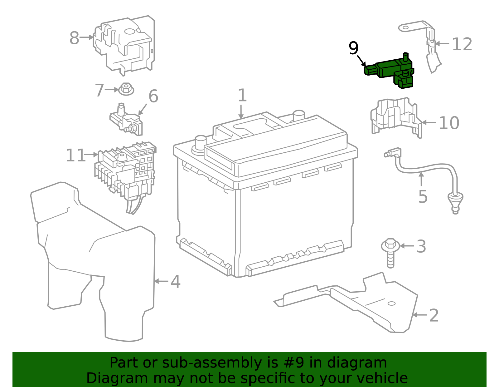 2018-2022 Toyota Battery Current Sensor 28850-0P020 | MotorMotor