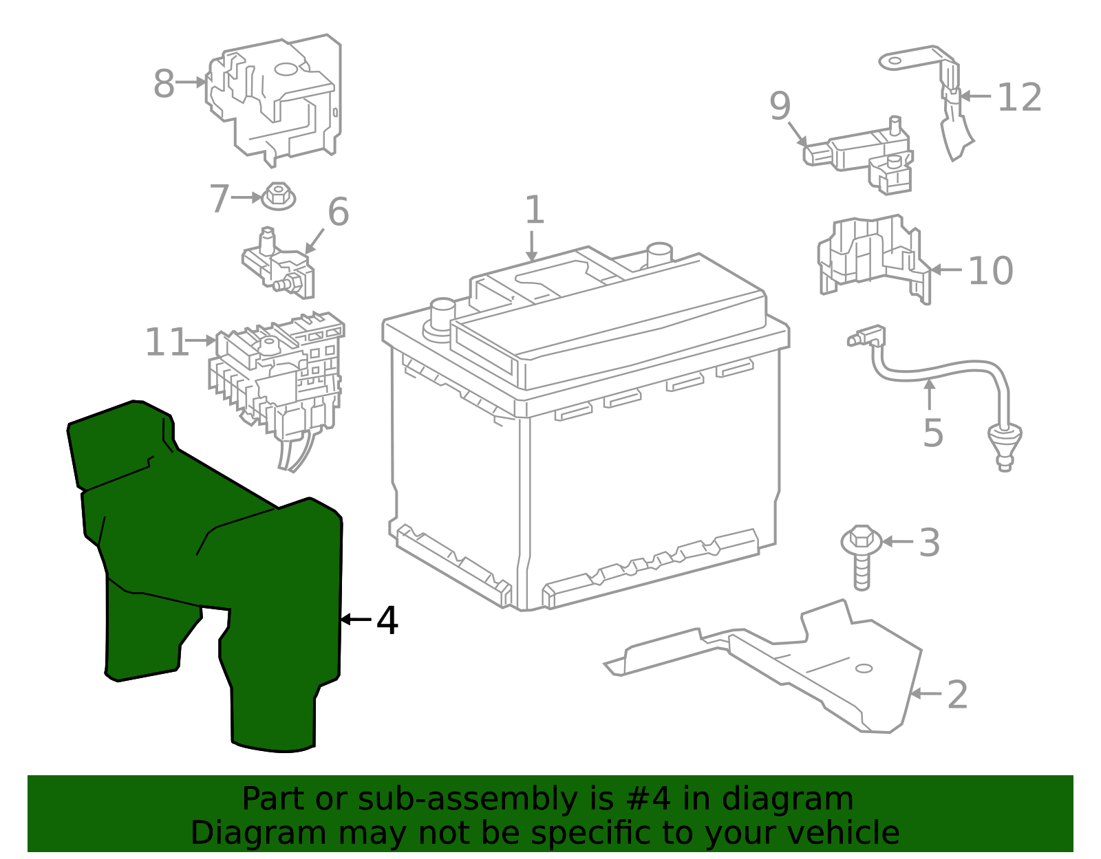 74473-06010 - High-Quality Battery Insulator for 2018-2025 Toyota ...