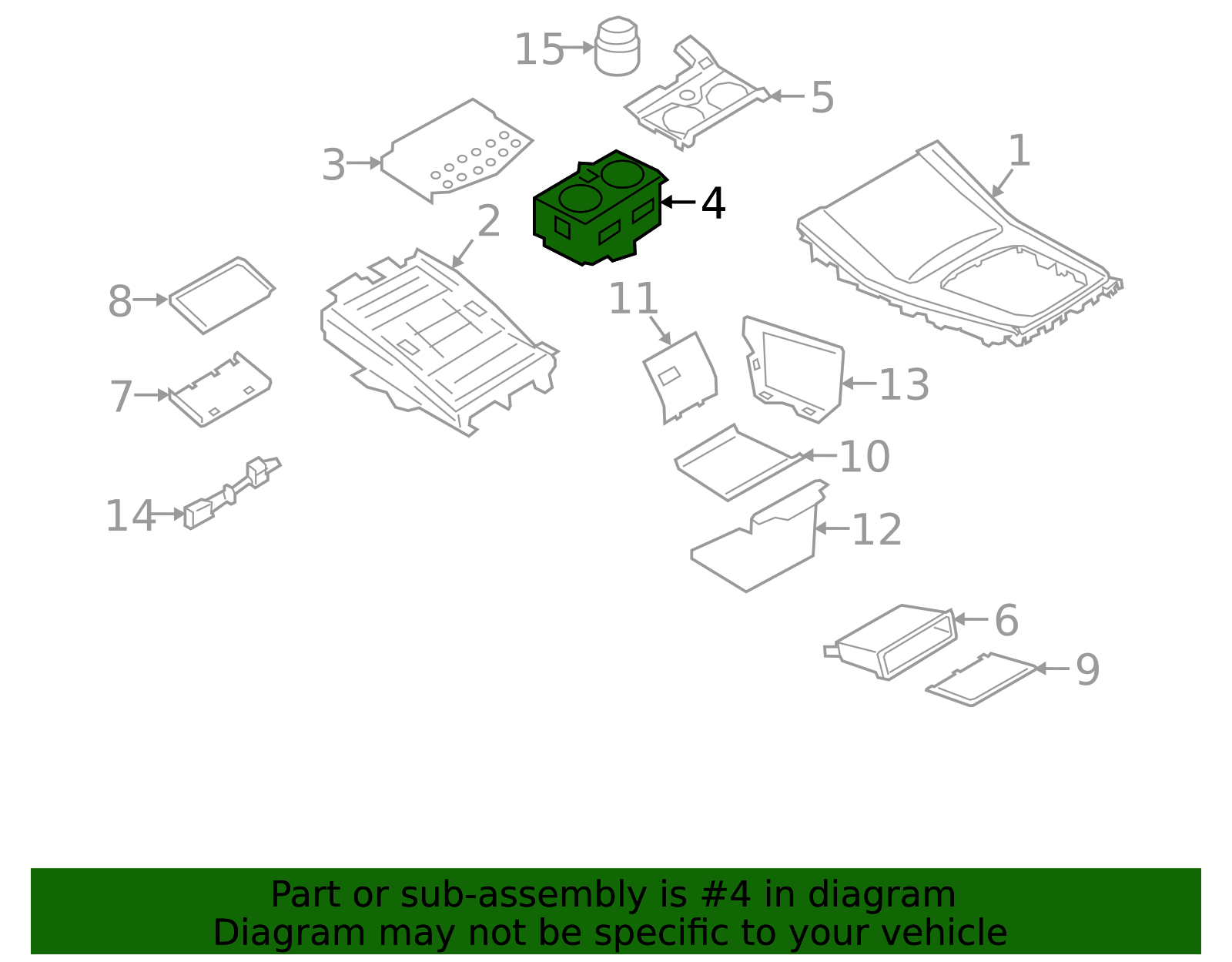 2019-2025 BMW 2019-2024 BMW - Cup Holder 51-16-6-827-173 | BMW Parts ...