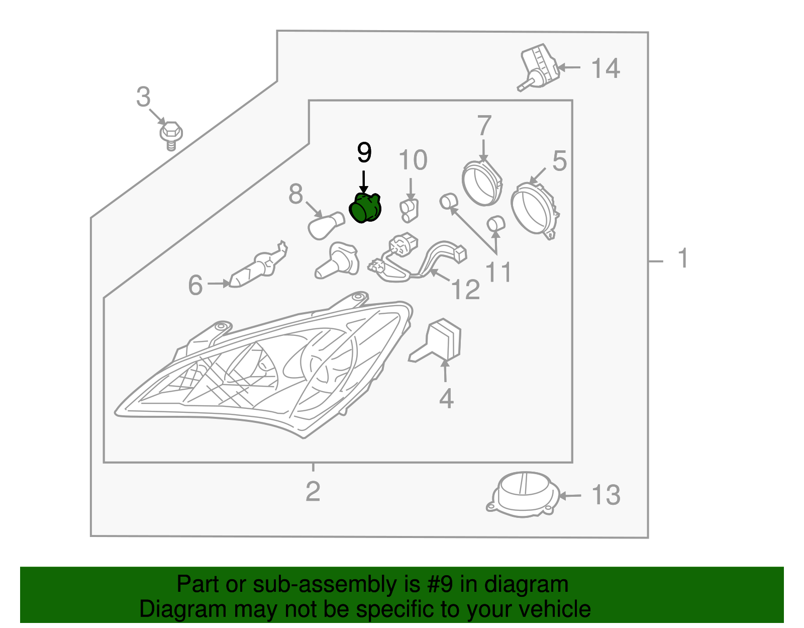 92166-3K000 - Socket 2007-2018 Hyundai | Hyundai OEM Part