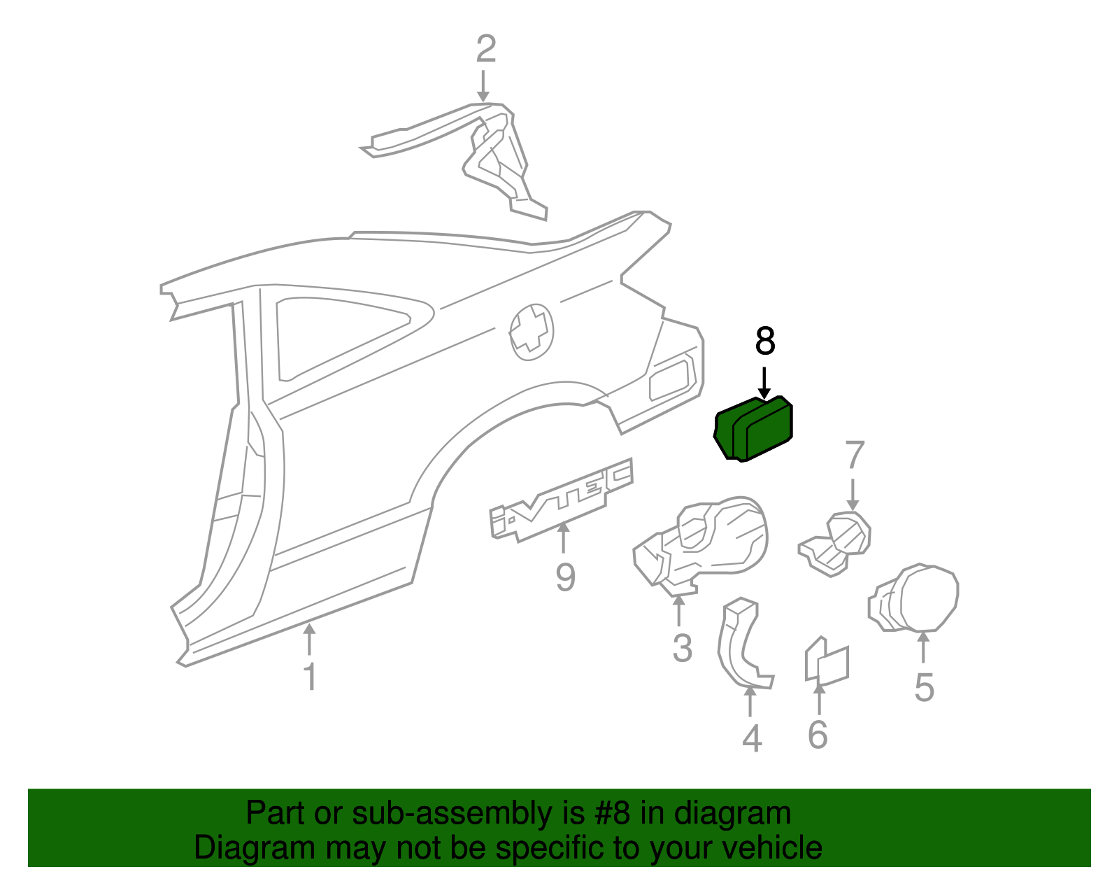 75450-TR6-A00 - 2006-2015 Honda Civic - Outlet Assembly Rear Air ...