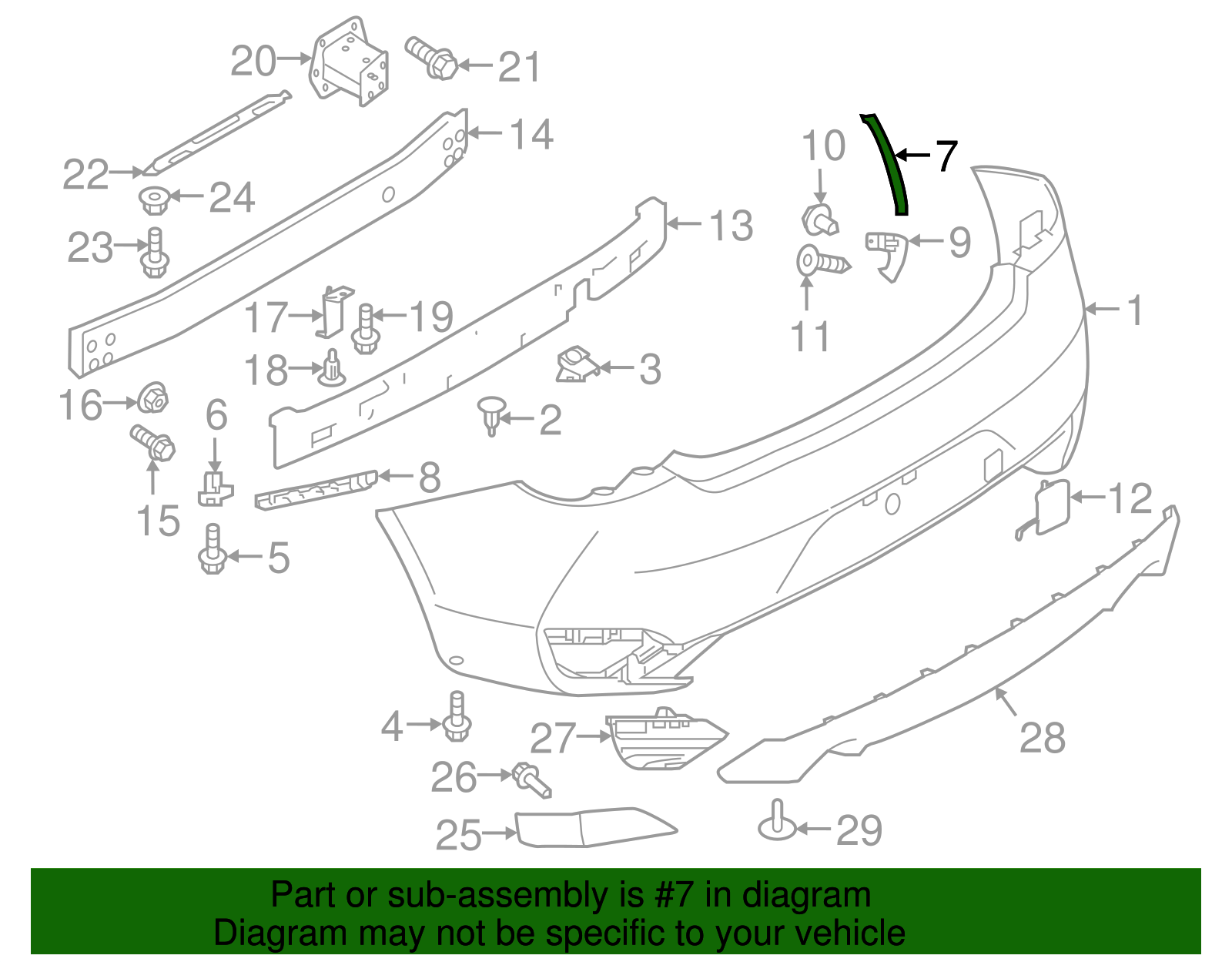 2017-2020 Infiniti Q60 Side Retainer 85244-5CA0A | Faulkner Infiniti of ...