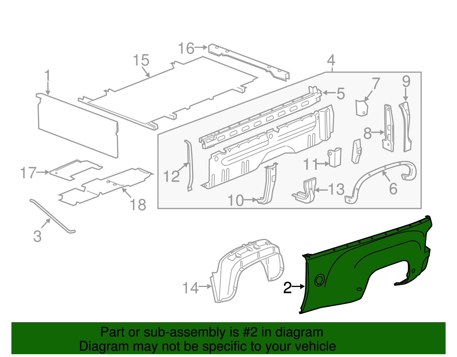 Buy Genuine GM Auto Parts - Panel (Part # 20993985) | GM Parts Store