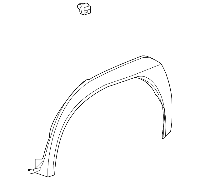 2019-2025 Lexus Wheel Opening Molding 75605-76010 | OEM Parts Online