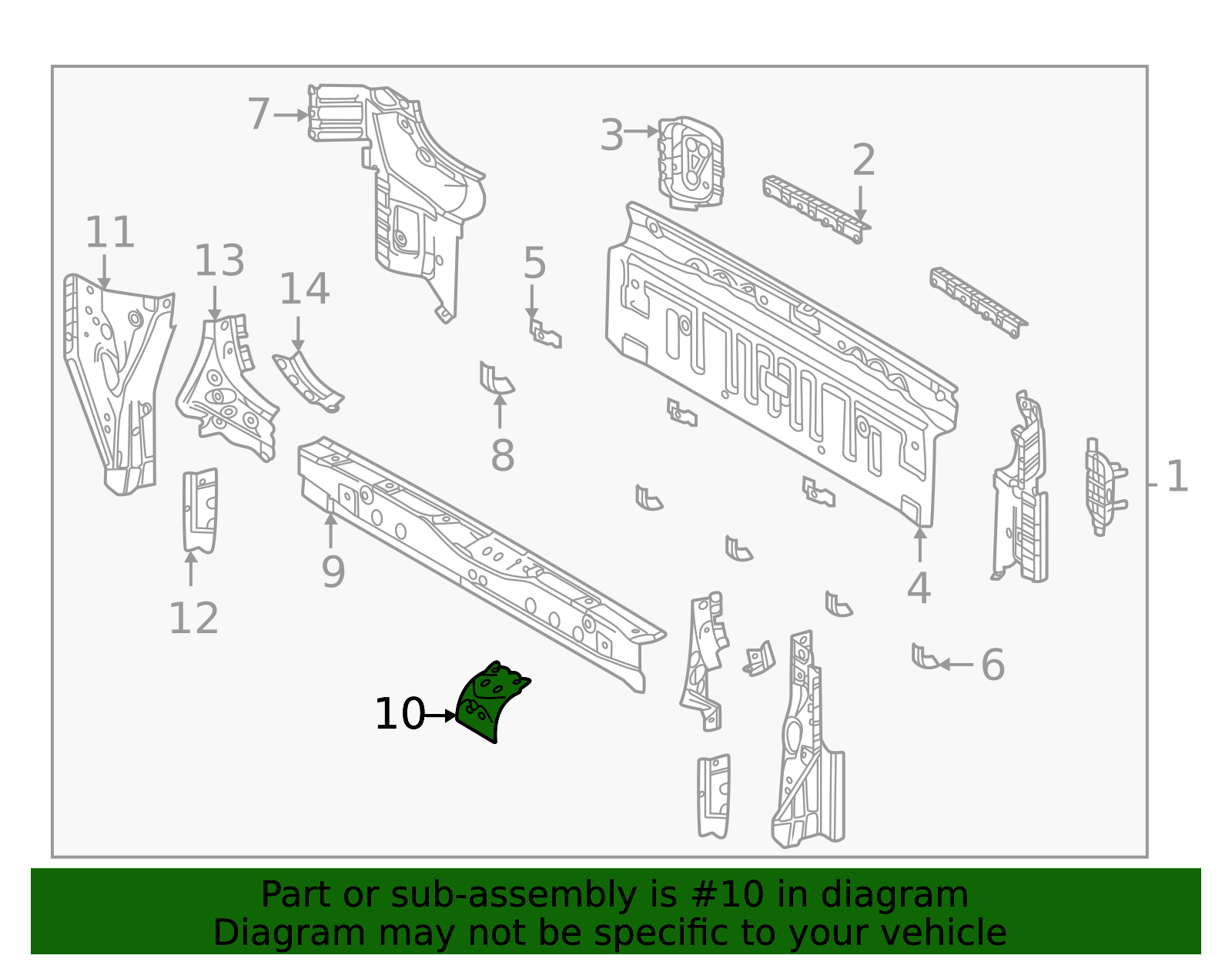 2021-2025 Toyota Sienna Striker Plate 58304-08020 | Toyota Parts Center