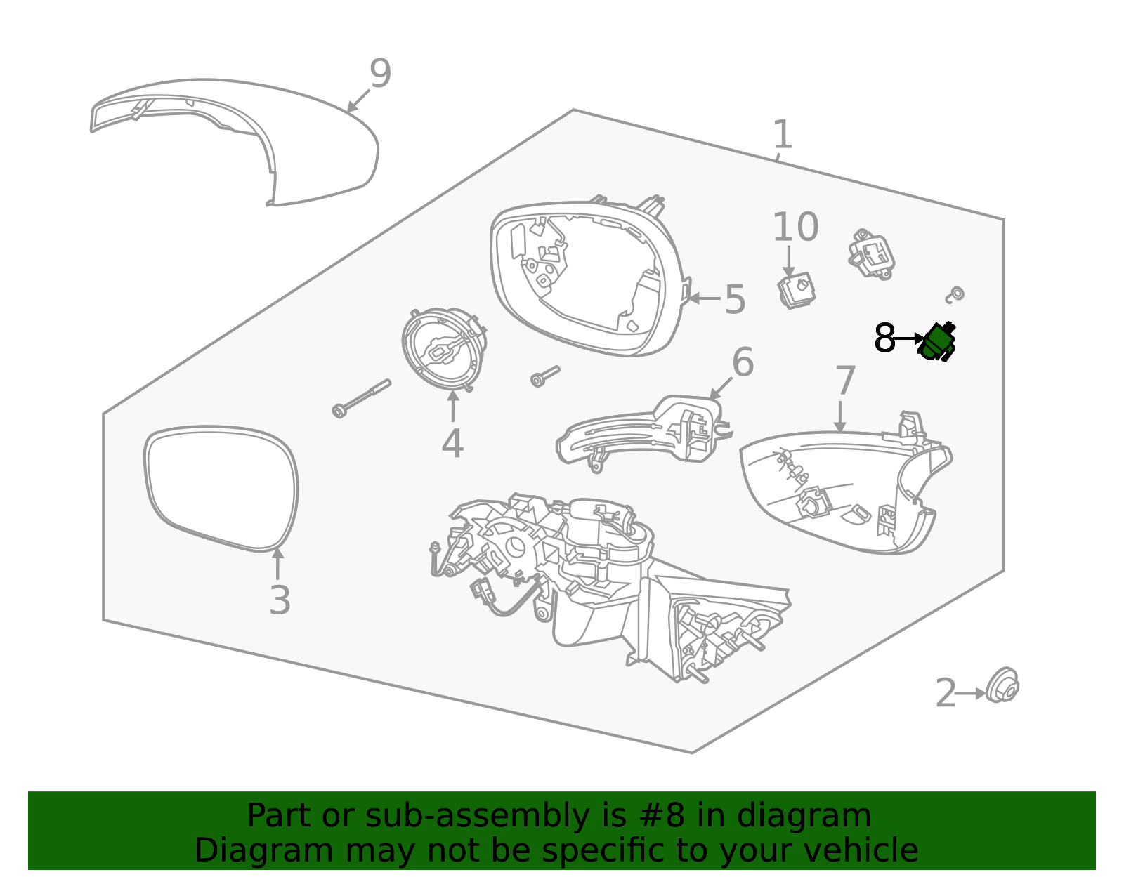 Courtesy Light LJ8Z-14A411-A | Awesome Parts Ford