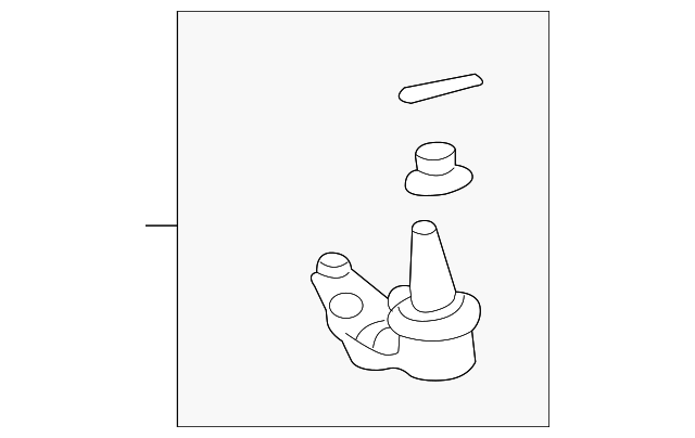 Genuine Toyota Suspension Ball Joint (Right, Front, Lower) part# 43330 ...