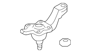 Genuine Toyota Lower ball joint (passenger side/right side) part# 43330 ...