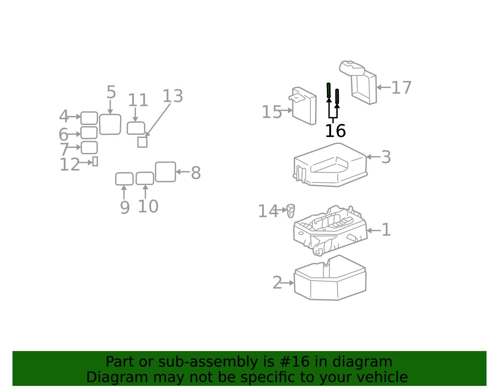2000-2005 Toyota Echo Multi-Purpose Fuse 82618-52020 | Toyota Parts Center