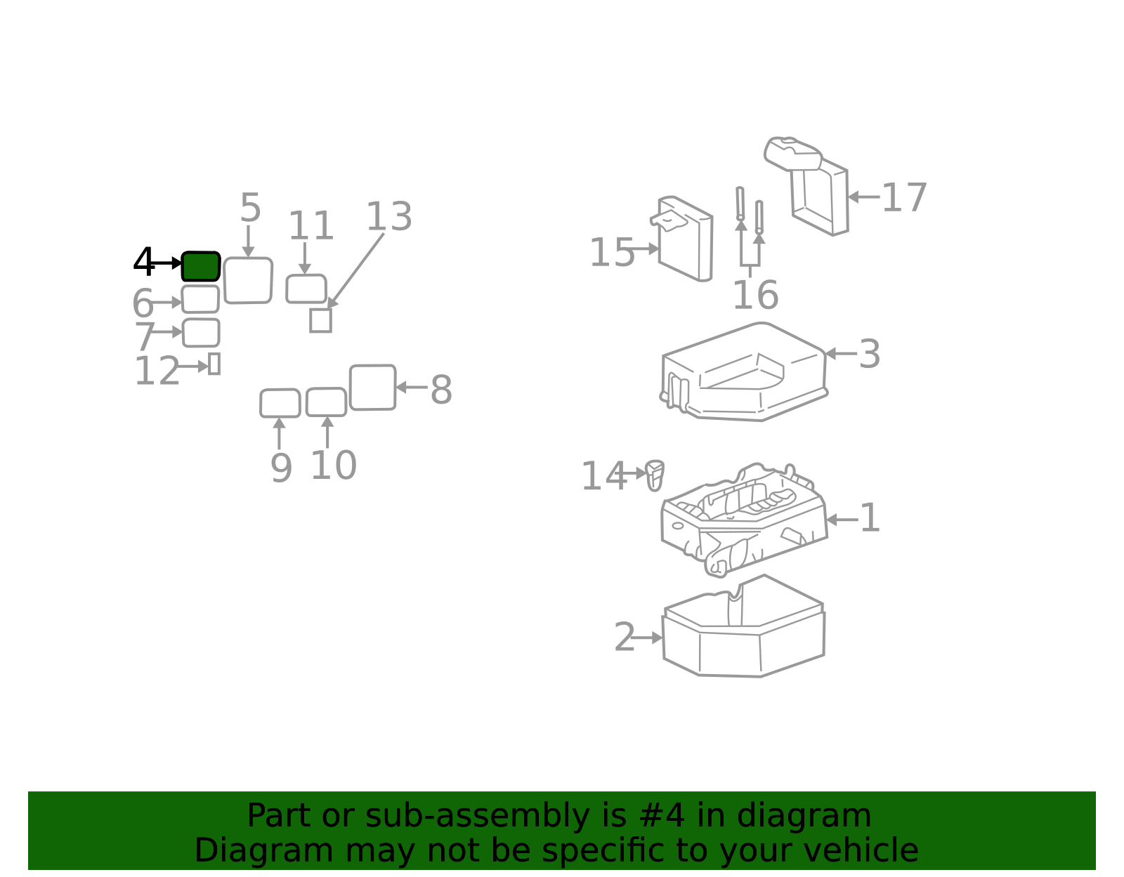 90987-02022 - Horn Relay - 2002-2010 Toyota | OEMGenuineParts.com