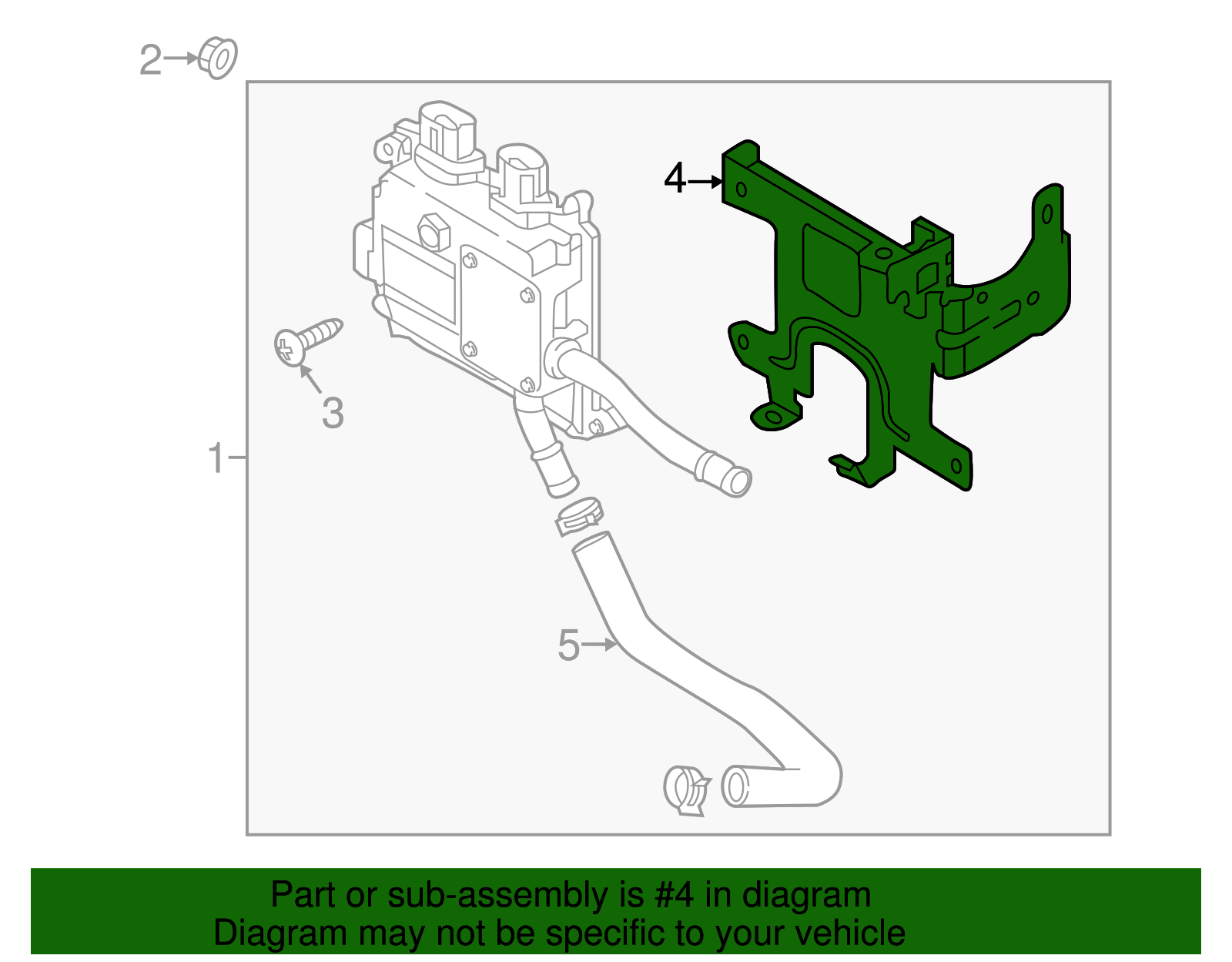 46192-3D600 - Controller Bracket 2017-2020 Kia Optima | Kia.Parts Store