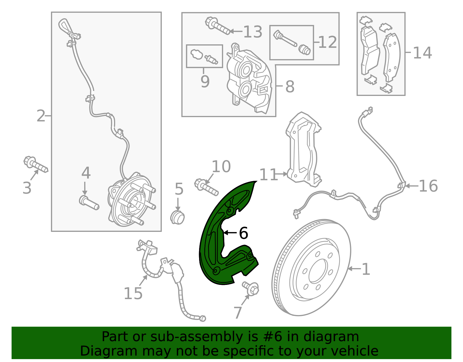 Brake Dust Shield - Protects Discs & Components | AutoNation Parts