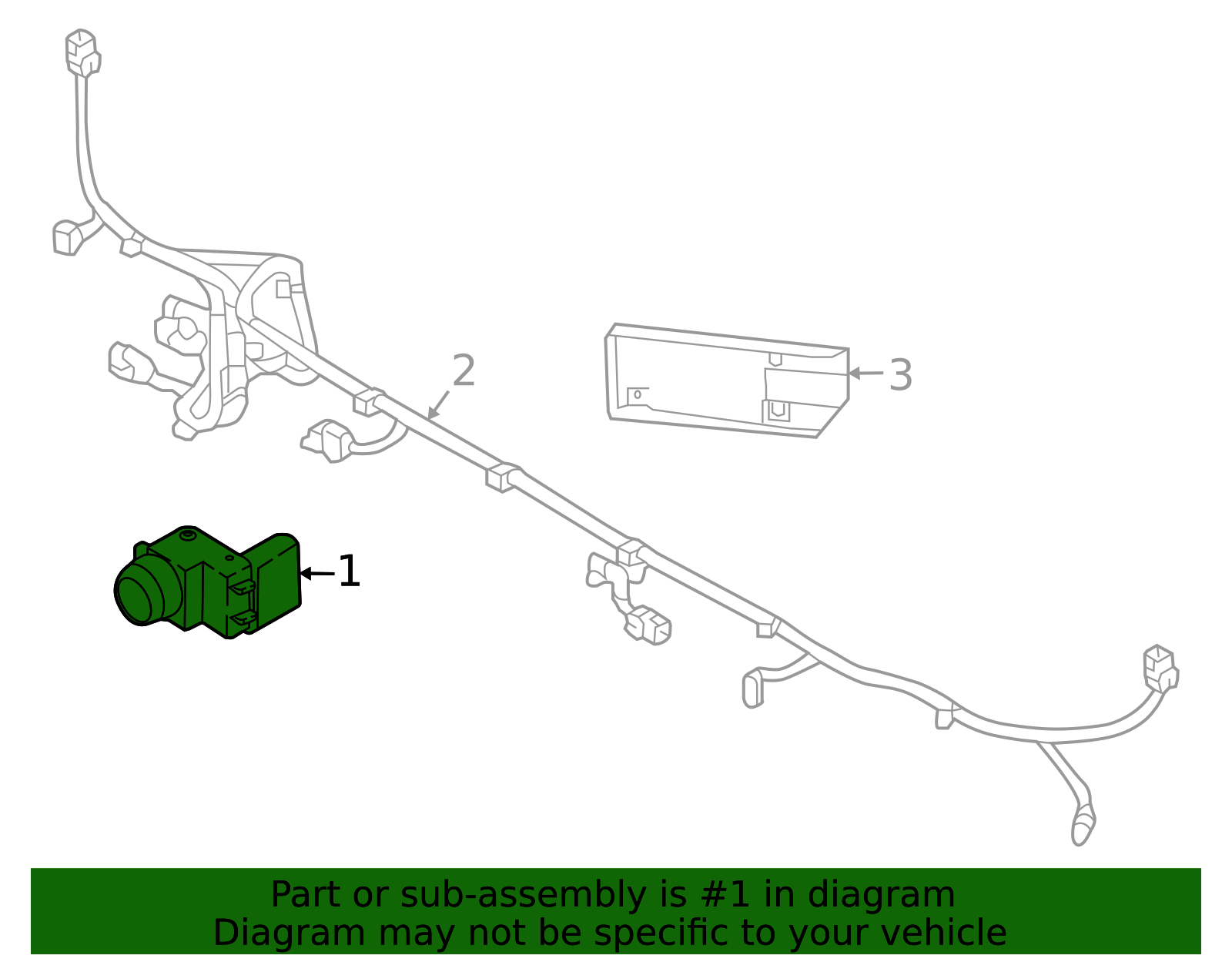 2024-2025 Hyundai Kona Reverse Sensor 99310-N1000-SOP | MotorMotor
