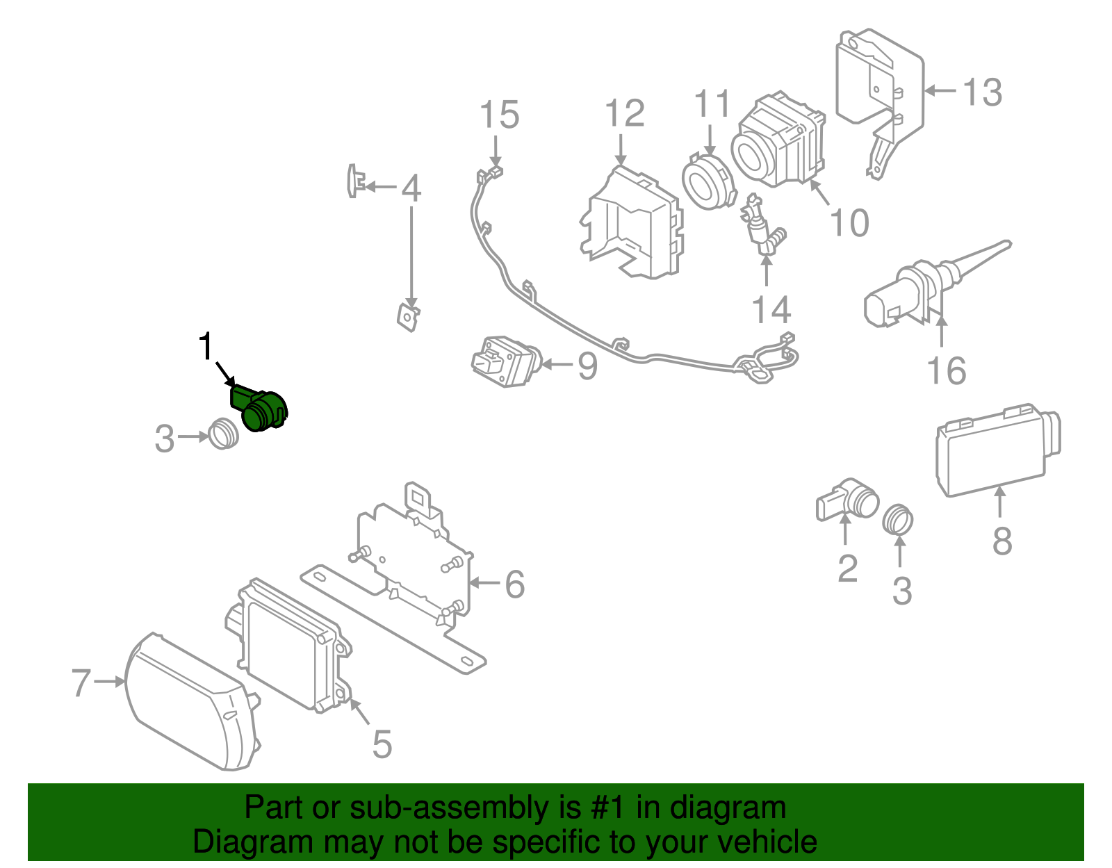 66-20-9-359-090 - 2017-2022 BMW - Park Sensor | BMWPartsHub