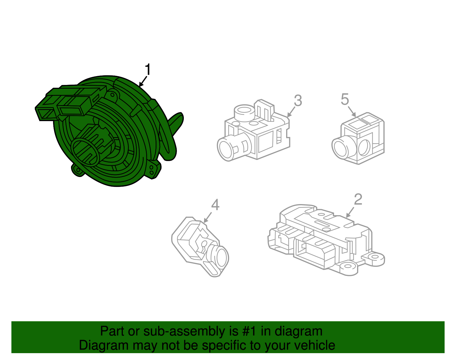 2011-2018 GM Clock Spring 22902363 | Capital Chevy Parts