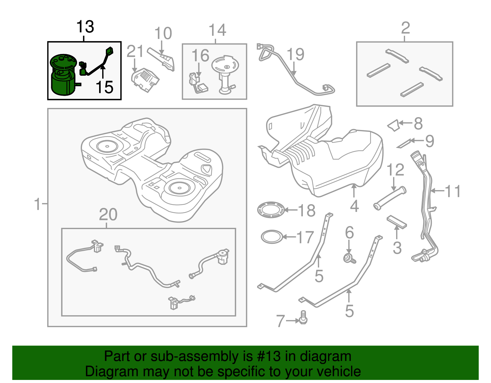 2013-2019 Ford | Motorcraft™ Fuel Pump And Sender Assembly | PFS-1028 ...