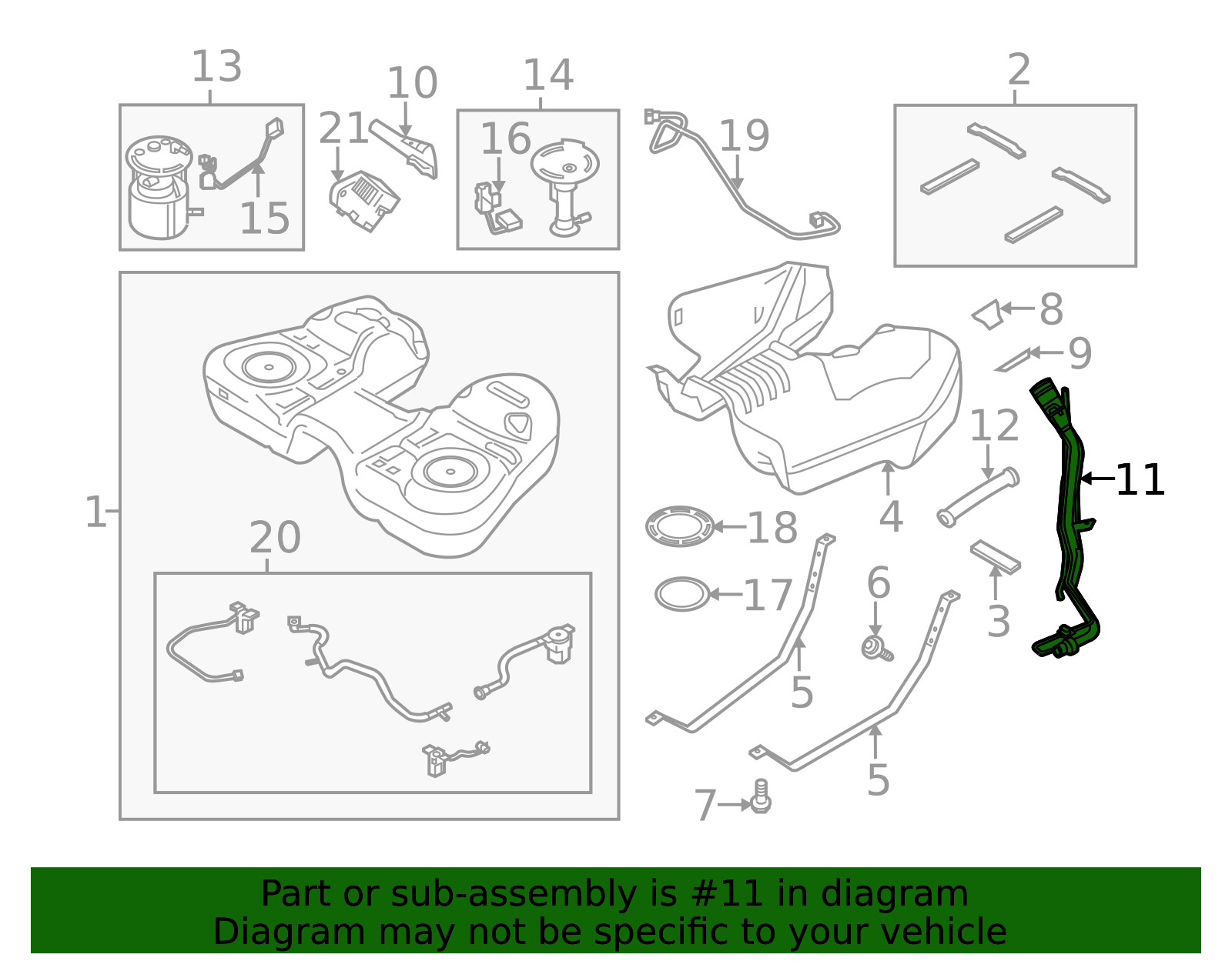 2015-2019 Ford Filler Pipe DA8Z-9034-C | Awesome Parts Ford