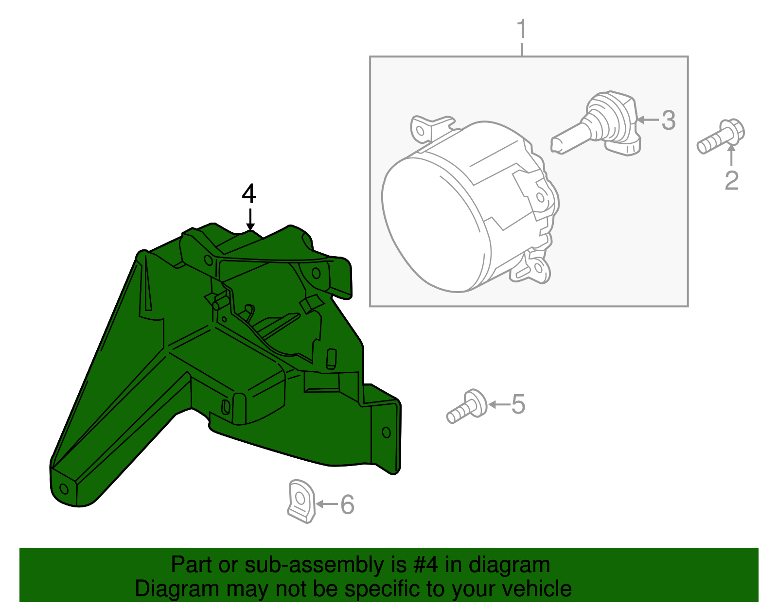 2013-2016 Ford Fusion | Mount Bracket | DS7Z-15266-B | Walls' Ford Parts