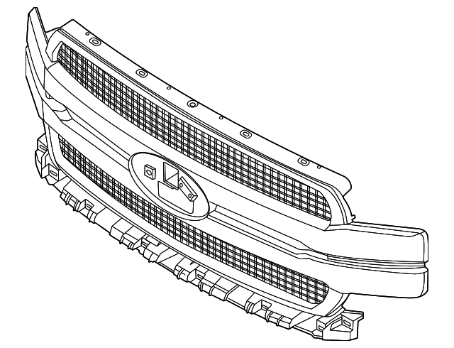 2018-2020 Ford F-150 Grille jl3z8200kb | TascaParts.com