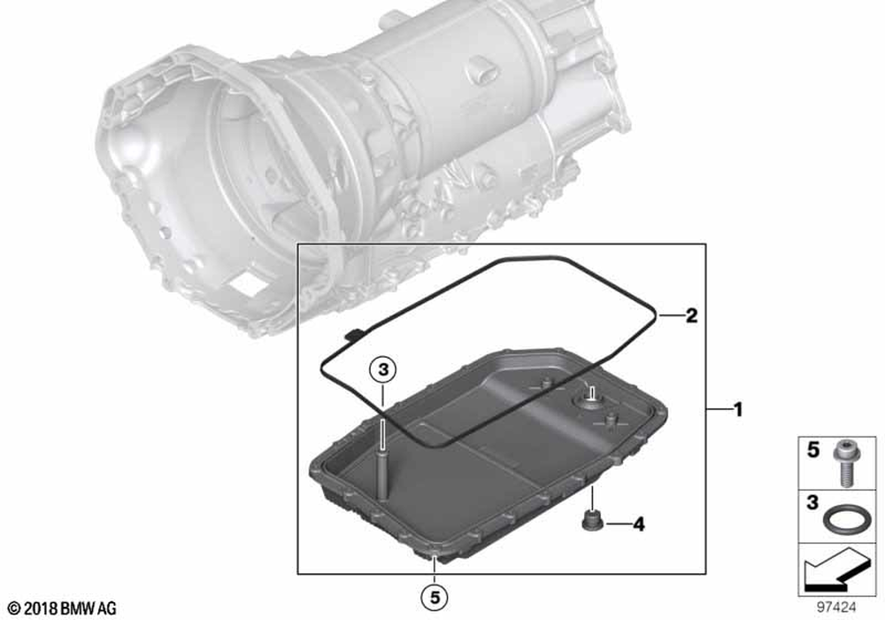 24117571235 - BMW Gasket, Oil Pan 2002-2015 BMW | Performance Auto Parts
