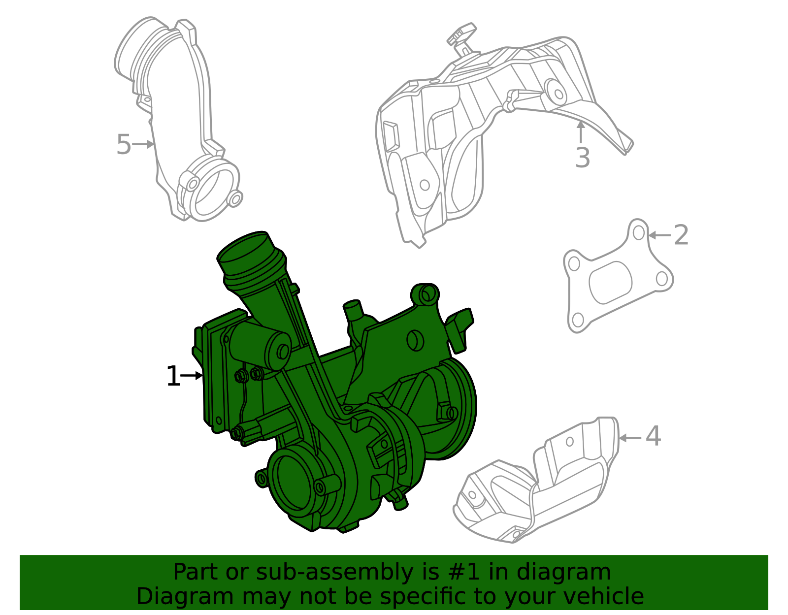 2025-2026 Nissan Armada Exhaust Manifold 14411-7JA1B | QuirkParts