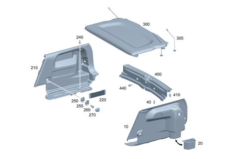 Trunk Lining for 2026 Mercedes-Benz GLA250 | Mercedes-Benz USA Parts