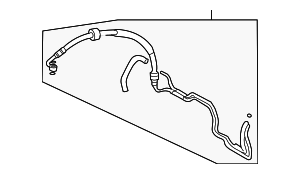 2005-2010 Kia Sportage | Power Steering Pressure Hose | 57510-2E001 ...