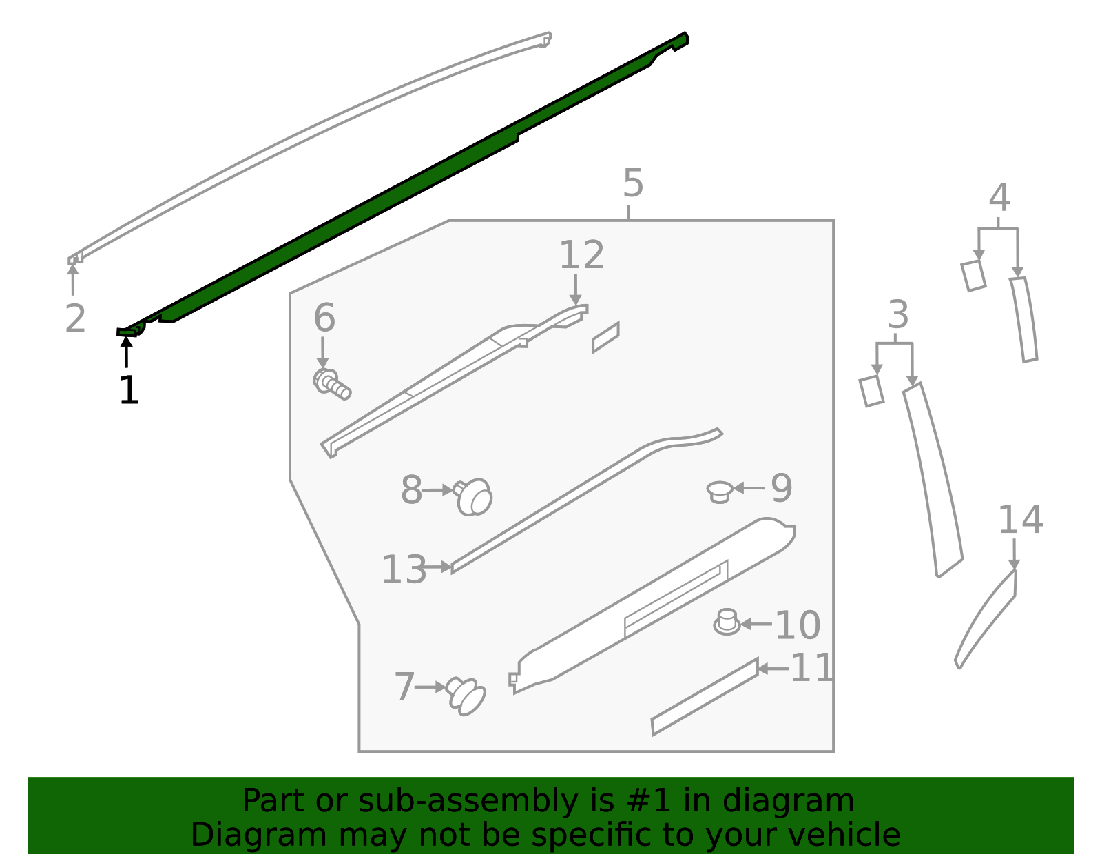 62280AN011 - 2020-2024 Subaru - Belt Weather-Strip | Subaru Parts HQ