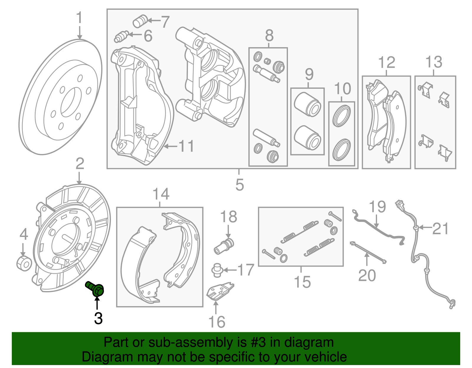 2012-2024 Nissan Disc Brake Caliper Bracket Mounting Bolt 41005-1LB0A ...