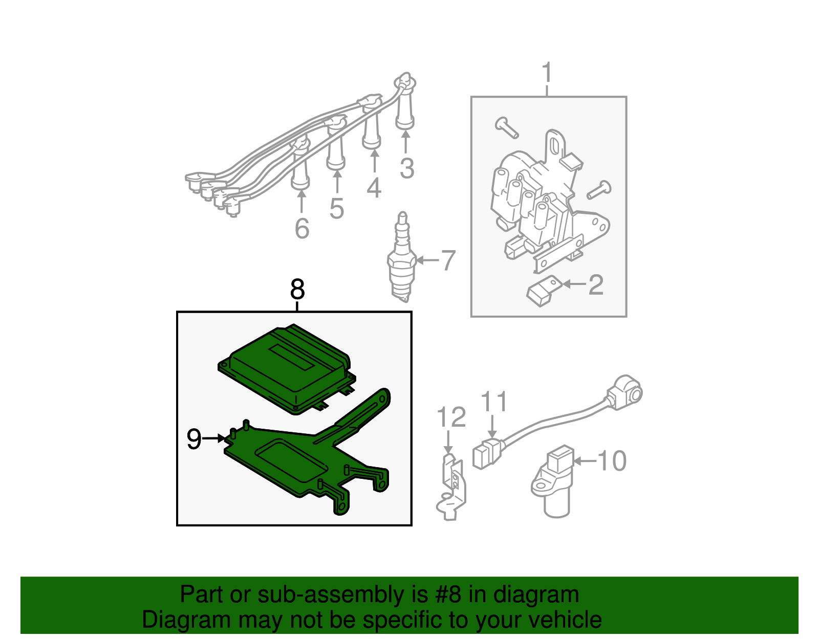 39103-23010 - Engine Control Module (ECM) 2005 Kia Sportage | Kia.Parts ...