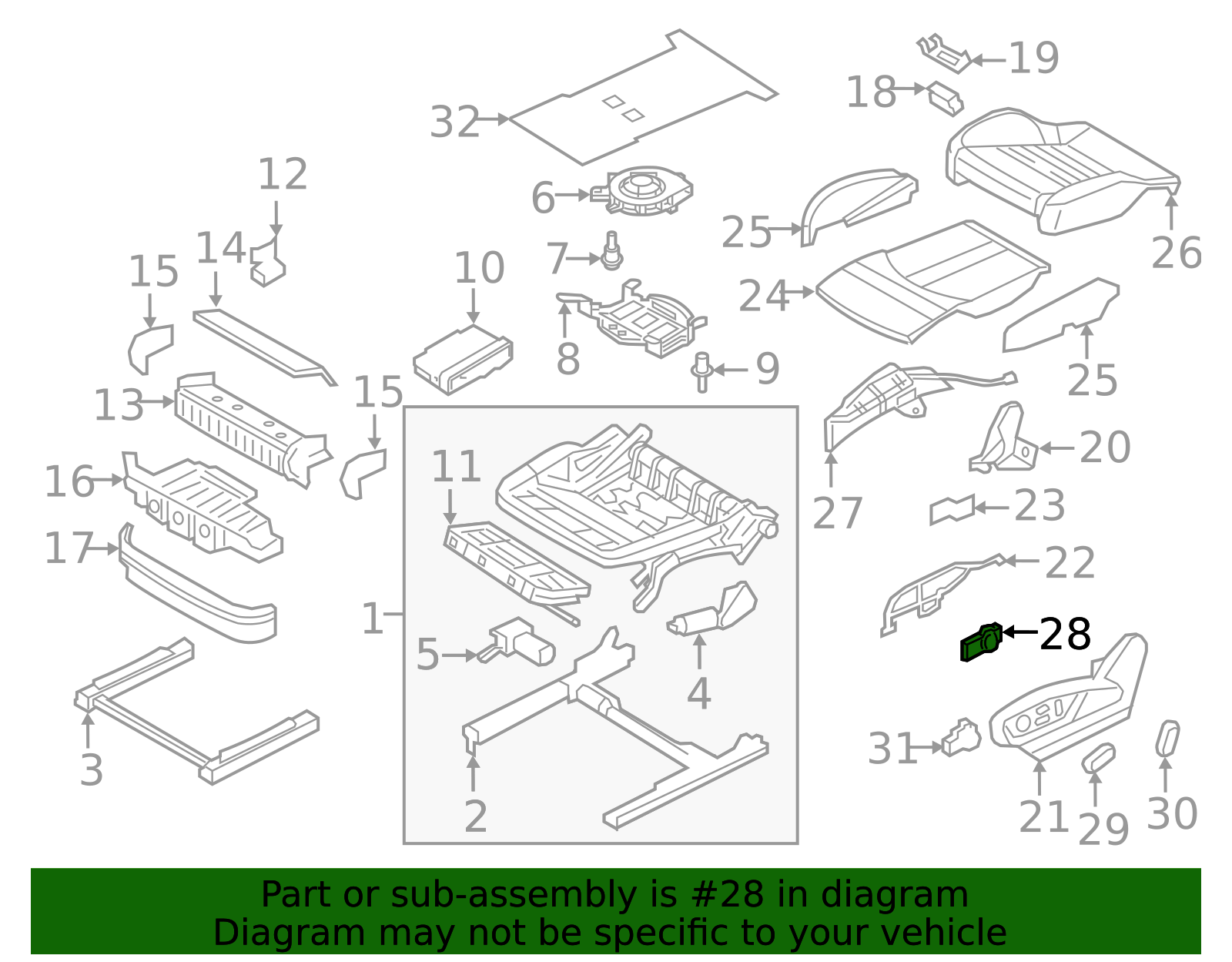 Audi Switch 85E959747A | AutoNation Parts