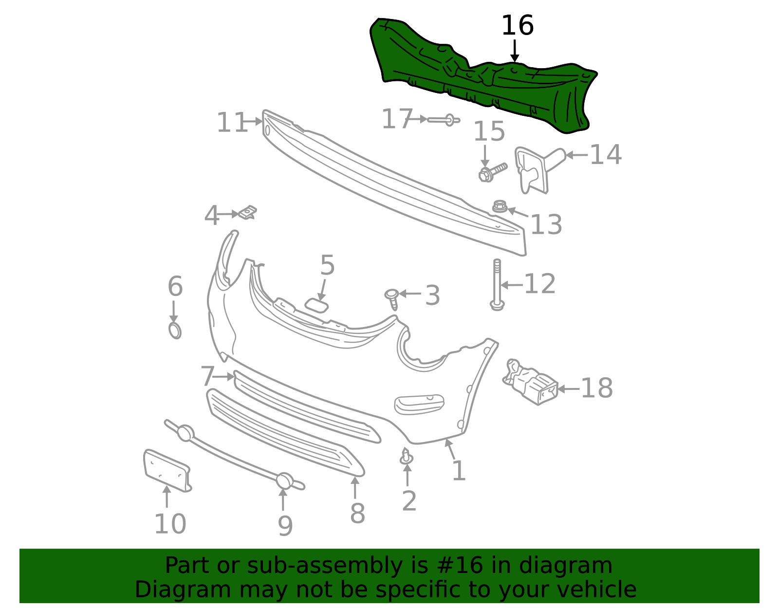 1998-2010 Volkswagen Beetle Filler Panel 1C0-809-424-H | OEM Parts Online