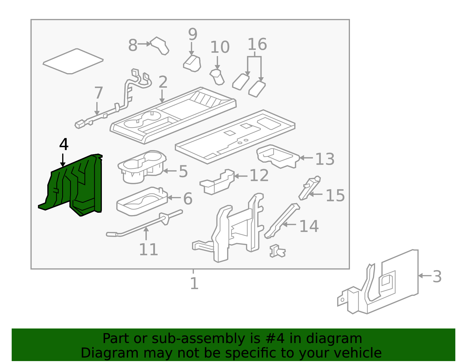 Console Panel 81194-SWA-A01ZB - Interior Organization Restored ...